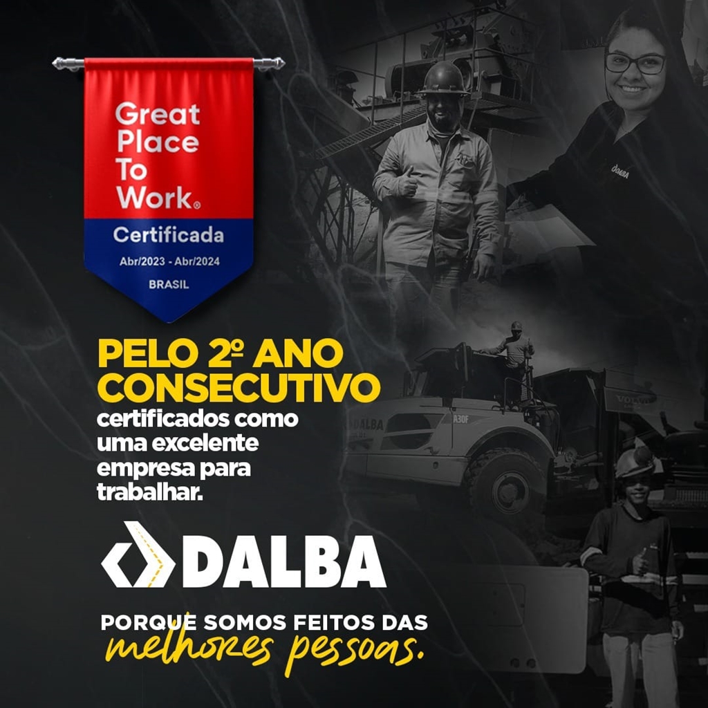 Dalba Engenharia recebe selo GPTW de excelente empresa para trabalhar