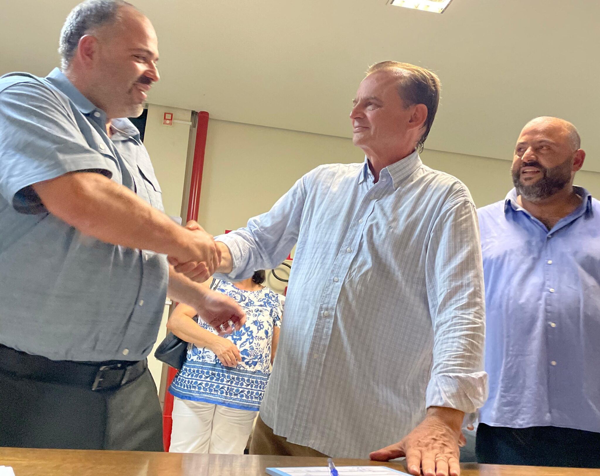 Burko é recebido com entusiasmo no PSD pelo grupo Mattos Leão